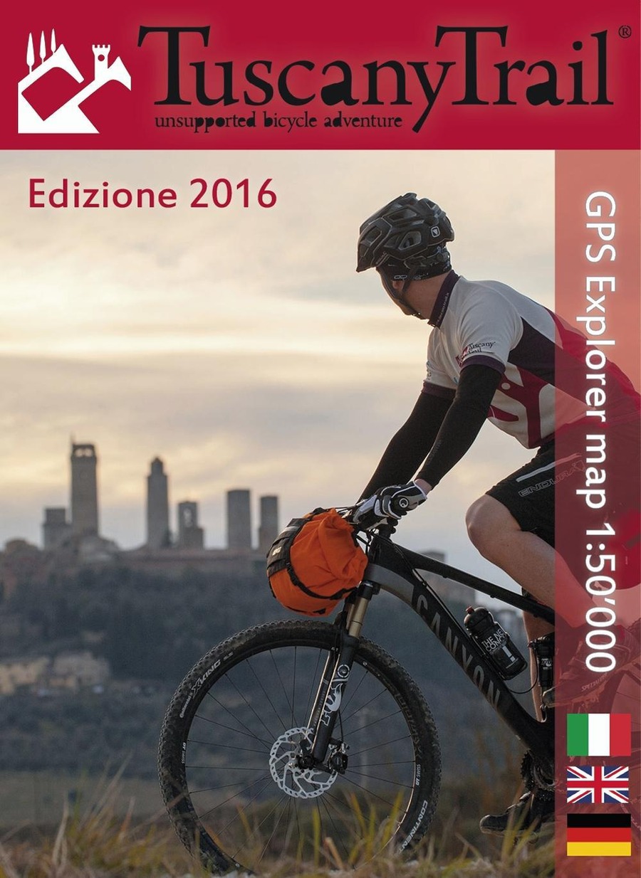 Tuscany trail. Mappa del percorso bikepacking. Trail map. Ediz ...